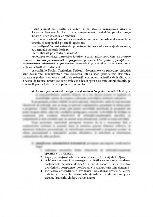 Curs: Proiectarea Didactică (#365209)