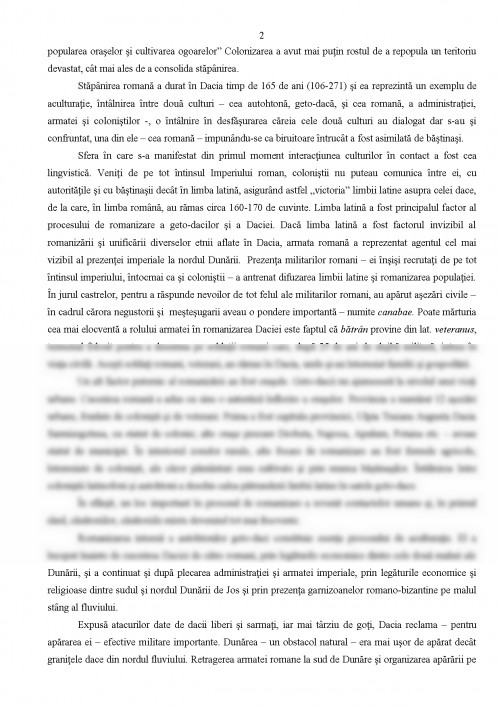 Referat: Romanizarea și Rolul ei în Formarea Limbii Române și a ...