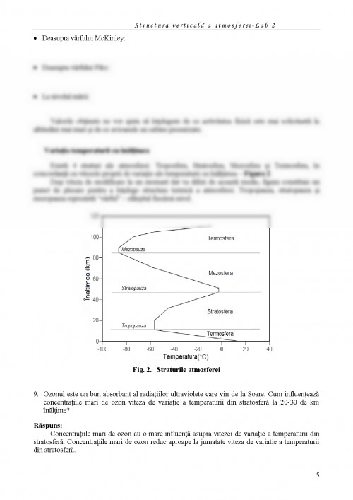 Referat: Structura verticală a atmosferei - laboratorul 2 (#366850)