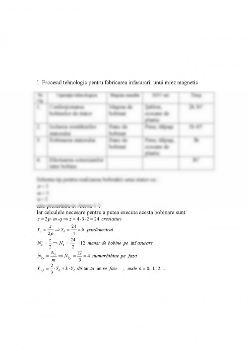 Laborator: Laborator 5 - proces tehnologic de fabricație a unui stator ...