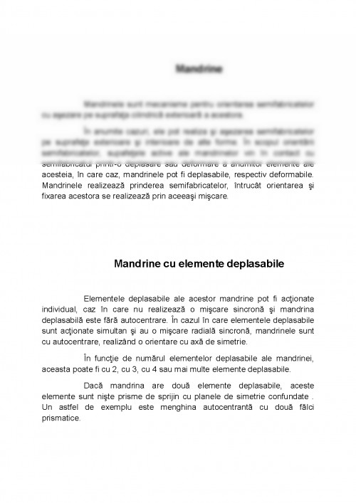 Referat: Mandrine (#367876)