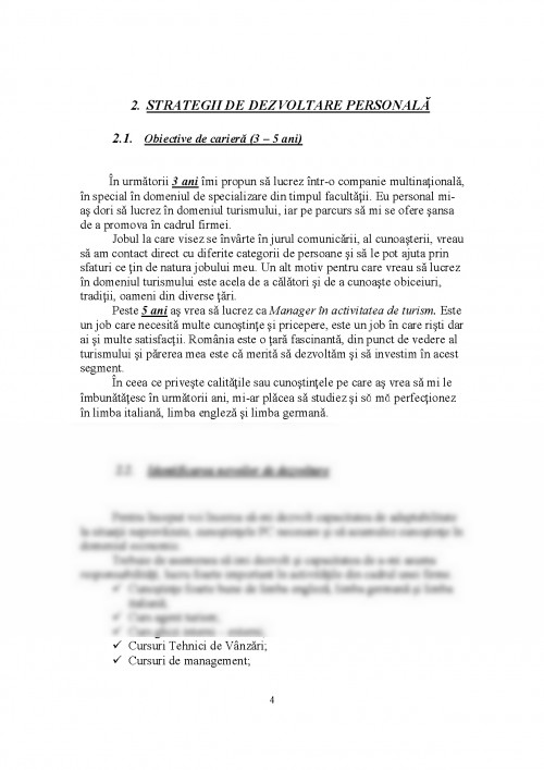 Referat: Plan de dezvoltare personală (#368763)