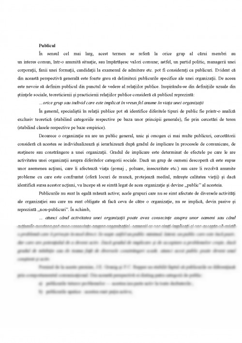 Referat: Publicul (#369676)