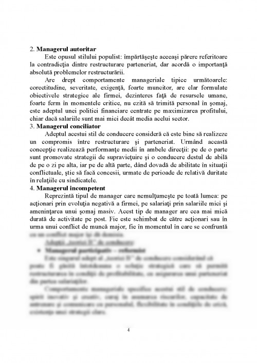 Referat: Tipuri de Manageri și Stiluri de Conducere ale Acestora (#370214)