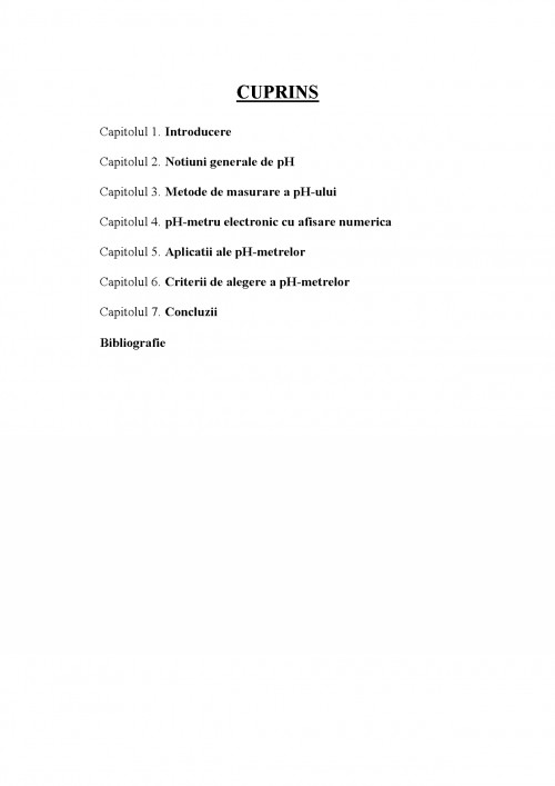 Referat: Măsurarea pH-ului (#370460)