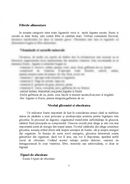 Referat: Dieta unui adult supraponderal (#370514)