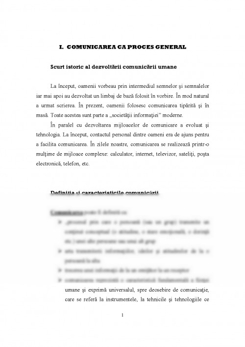 Referat: Comunicarea managerială (#370658)