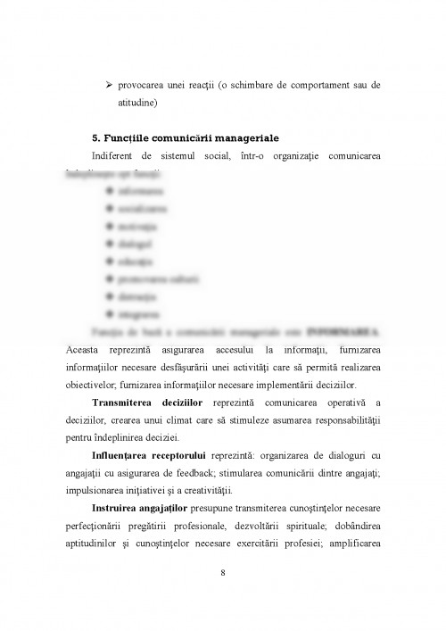 Referat: Comunicarea managerială (#370658)