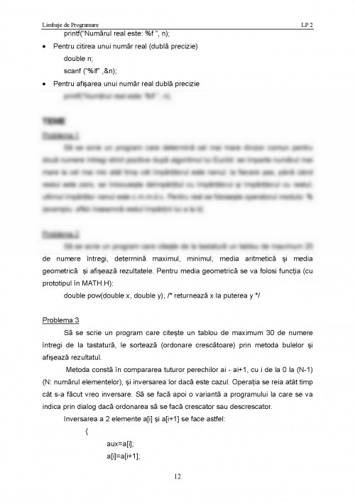 Laborator: Limbaje de Programare (#372140)