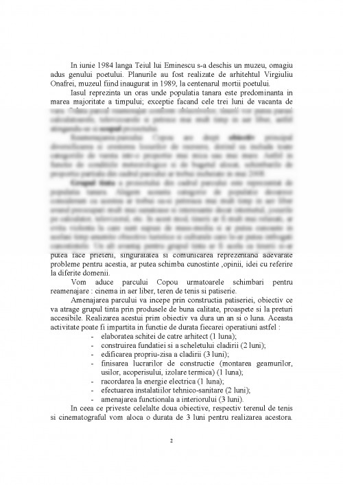 Referat: Parc Copou (#372592)