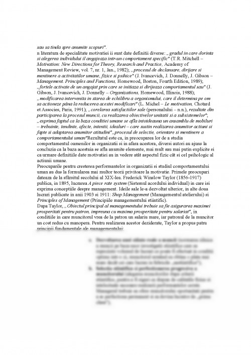 Referat: Management și motivație (#372993)