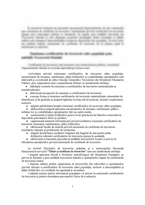 Referat: Mecanismul Împrumuturilor de Stat Contractate prin Emisiunea ...