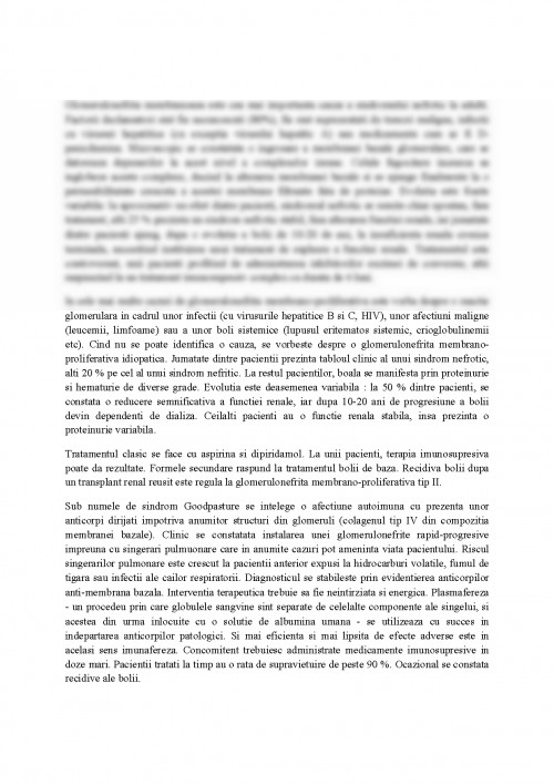 Referat: Sindromul Nefrotic (#373674)