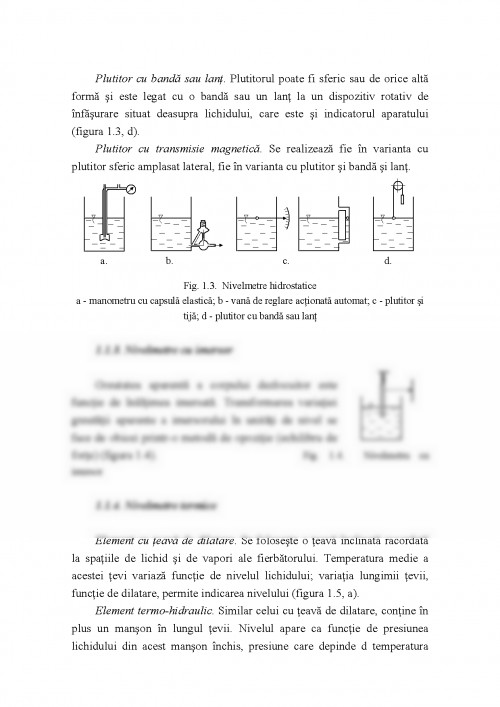 Laborator: Metode pentru Măsurarea Nivelelor Fluidelor (#373760)