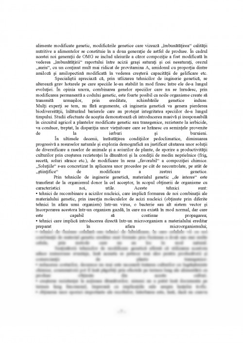 Referat: Organisme Modificate Genetic (#374255)