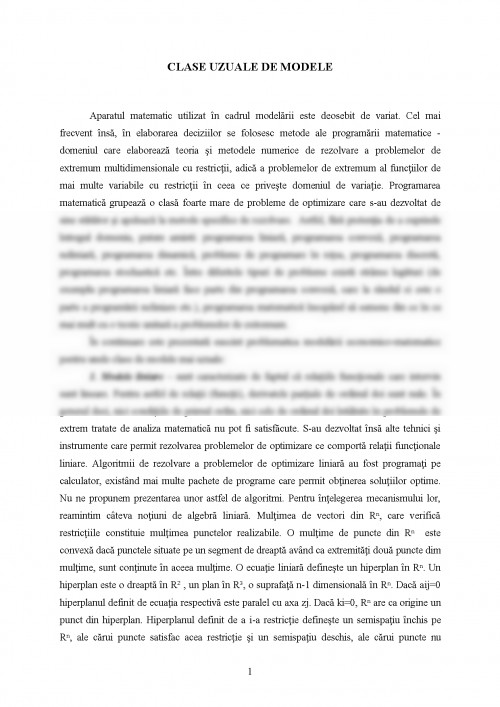 Referat: Clase Uzuale de Modele (#375455)