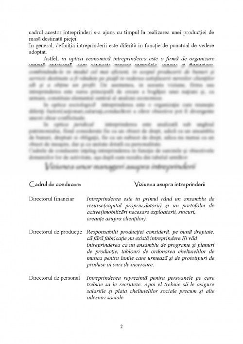 Referat: Noțiunea de întreprinderea și principalele caracteristici ...