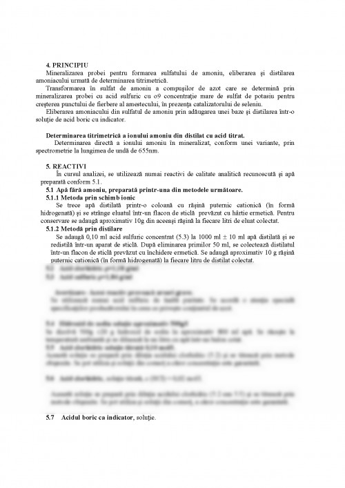 Referat: Calitatea apei - determinarea conținutului de azot - kjeldahl ...