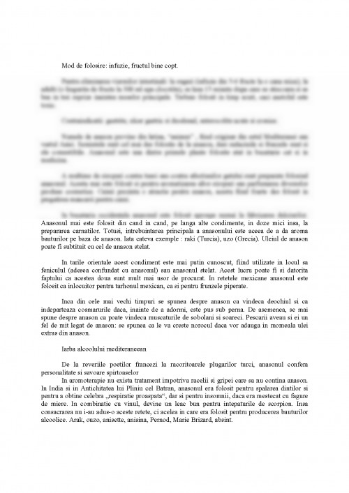 Referat: Anasonul (#378552)