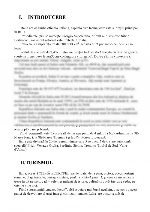 Referat: Italia (#378979)