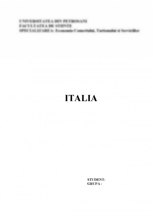 Referat: Italia (#378979)