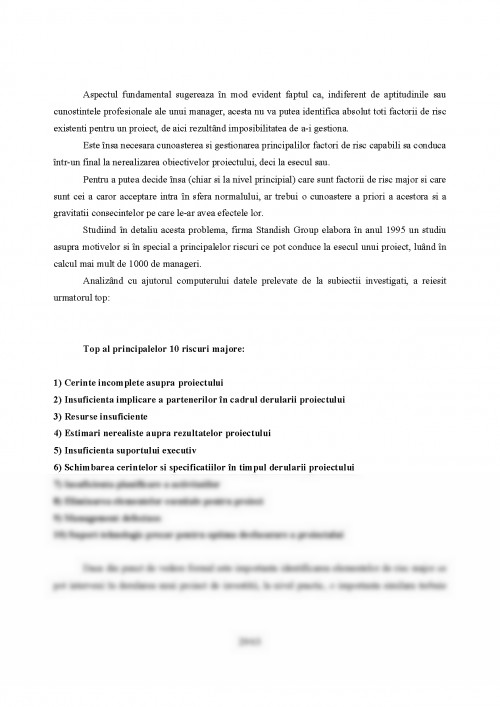 Referat: Managementul Riscului (#380045)