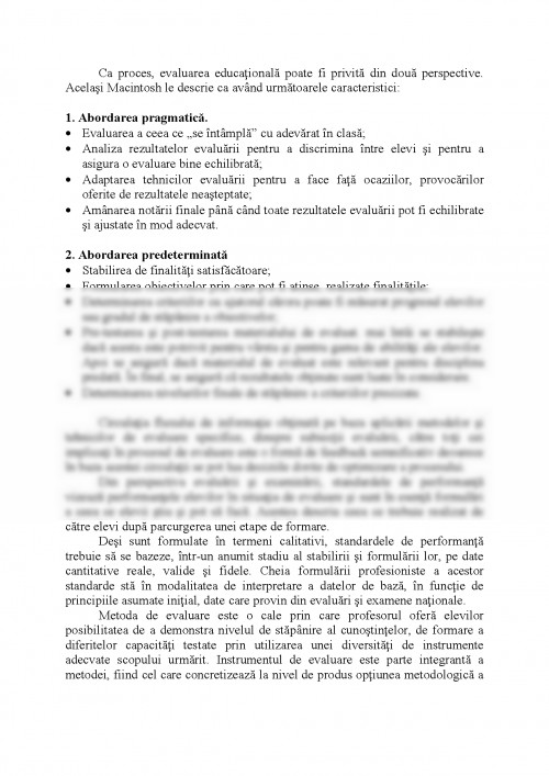 Referat: Evaluarea Educațională (#381095)