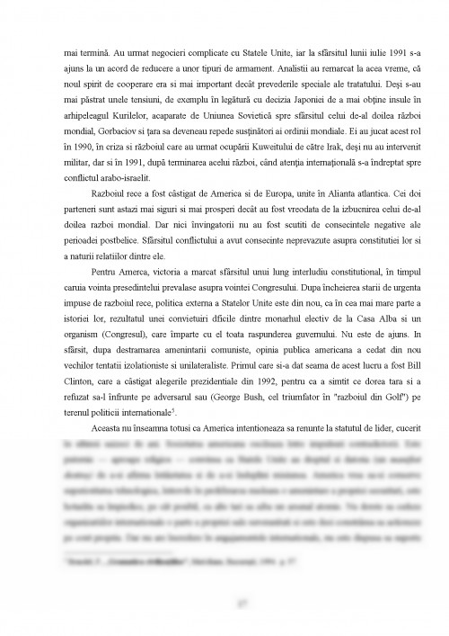 Referat: Destrămarea URSS - cauză, manifestări și consecințe (#382938)