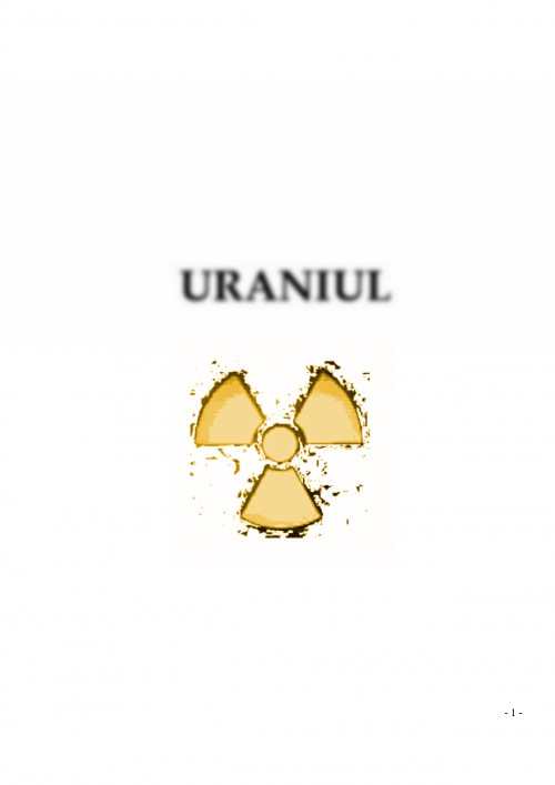 Referat: Uraniu (#383068)