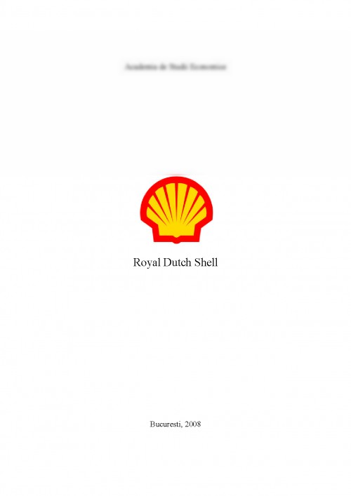 Referat: Royal Dutch Shell (#383323)