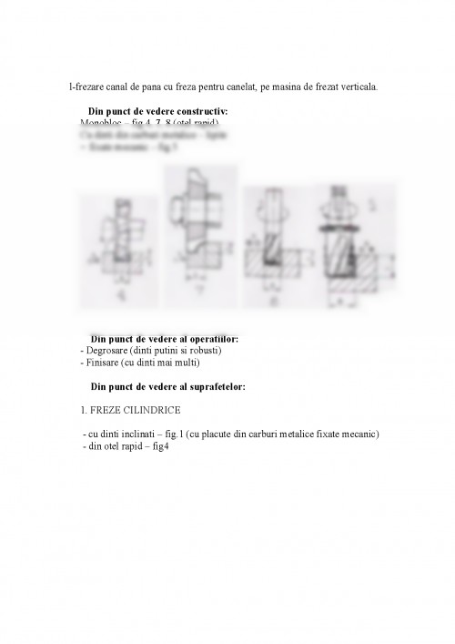 Referat: Procedeul Tehnologic de Frezare (#383971)