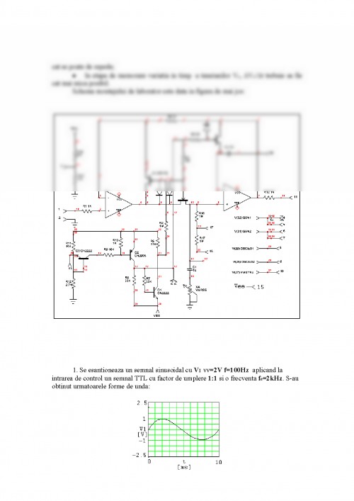Laborator: Circuite eșantionare și memorare (#384207)