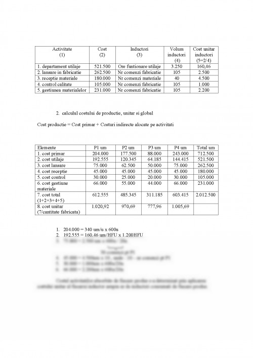 Referat: Metoda ABC - Activity Based Costing (#384532)