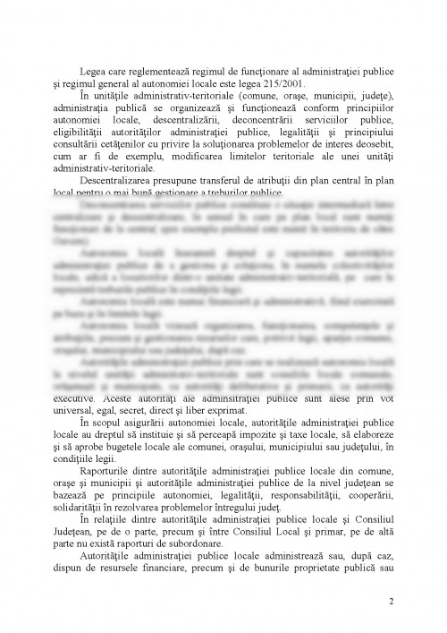 Referat: Organizarea și Funcționarea Administrației Publice Locale ...