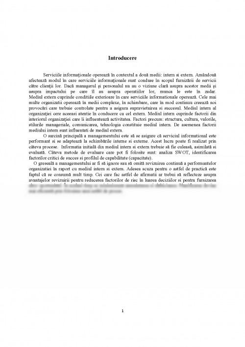 Referat: Mediul Extern al Firmei (#385516)