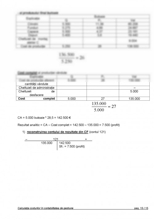 Referat: Calculația Costurilor în Contabilitatea de Gestiune (#385614)