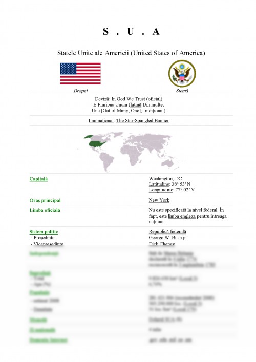 Referat: Rolul SUA în Sistemul Mondial Actual (#386457)