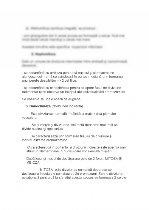 Referat: Diviziunea celulară (#386489)