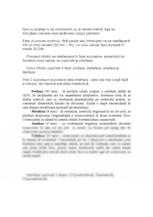 Referat: Diviziunea celulară (#386489)