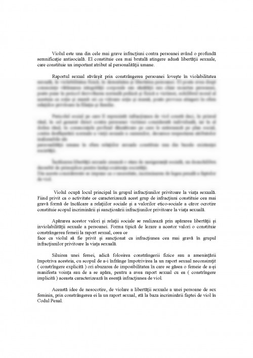 Referat: Violul în Dreptul Comparat (#386601)