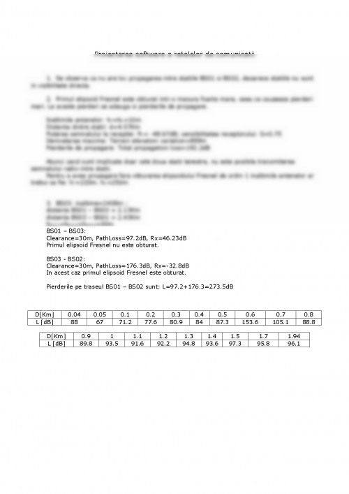 Laborator: Comunicații mobile terestre - laborator 3 (#386804)