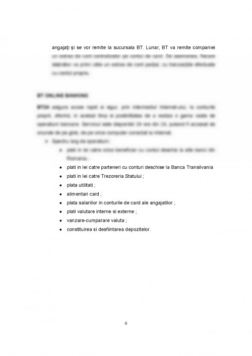 Referat: Instrumente moderne de plată la Banca Transilvania (#387387)