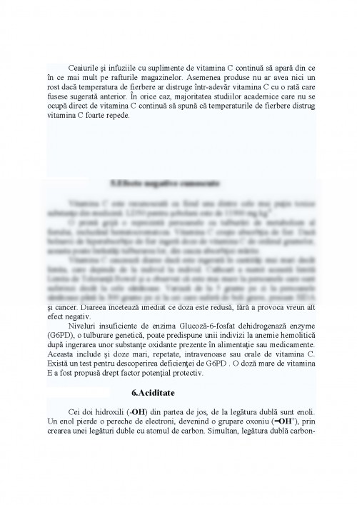 Referat: Vitamina c - acidul ascorbic (#389236)