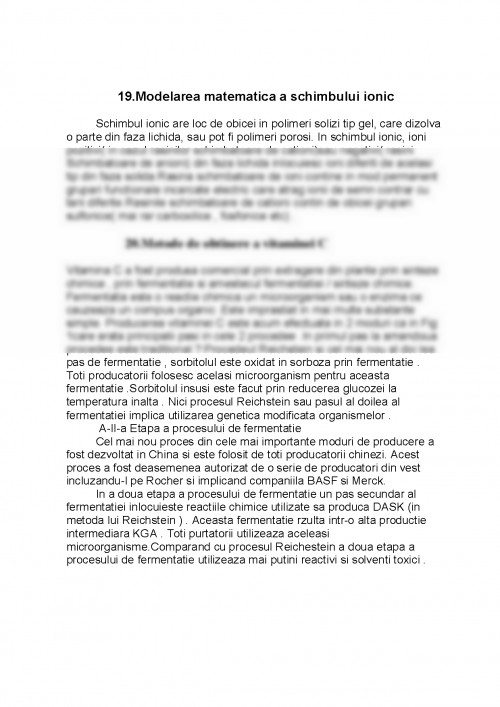 Referat: Vitamina c - acidul ascorbic (#389236)