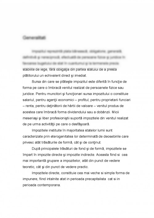 Referat: Impozite Directe (#389288)