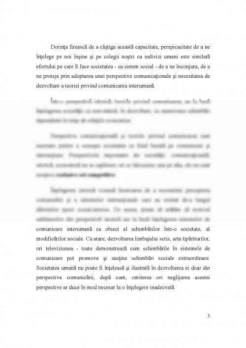 Referat: Comunicarea - o perspectivă fundamental umană (#390047)