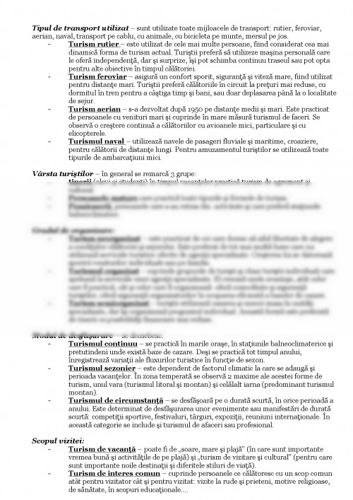 Referat: Tipurile și Formele de Turism (#390428)