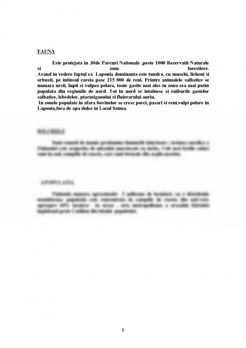 Referat: Finlanda - Studiu de Geografie (#391221)