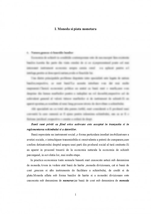 Referat: Piața monetară (#392782)