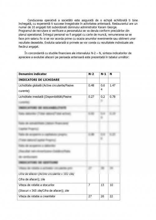 Referat: Caiet practică restaurant libanez - SC Beirut Trade Center SRL ...
